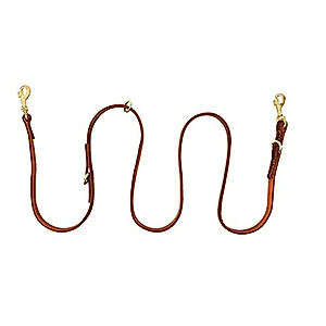 CXDTBH Dog Collars, Double Chain Collars, Short and Large, Made of Lead Rope, for Walking, Running, Pets