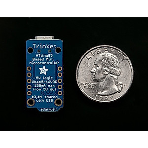 Adafruit (PID 1501 Trinket - Mini Microcontroller - 5V Logic