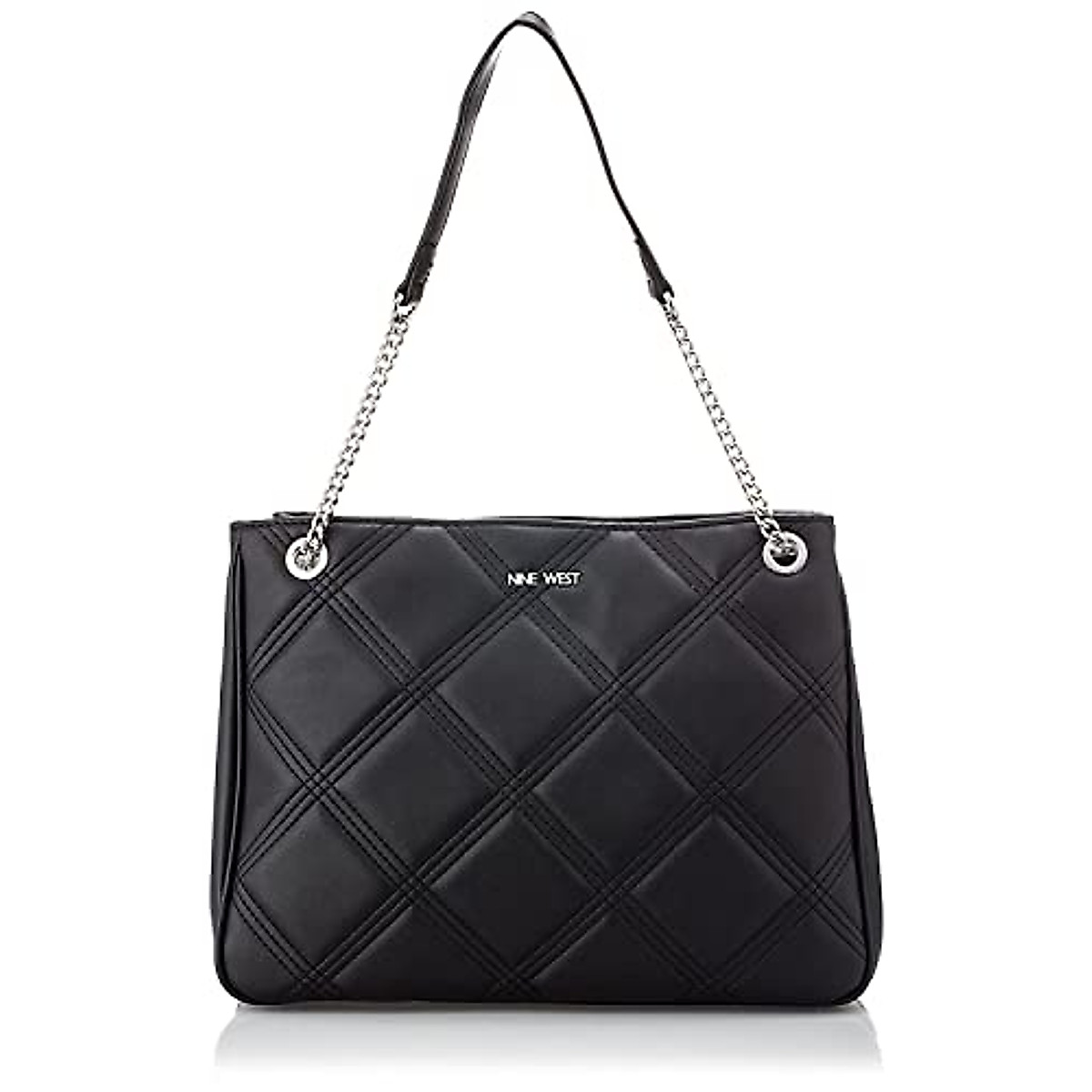 Nine West Skyes Shoulder Satchel Black One Size