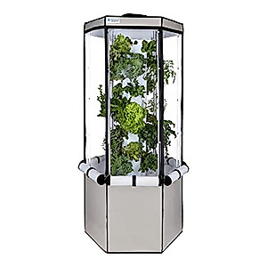 Aerospring Indoor Hydroponic Growing System 2.0 – Grow 27 Lettuce, Vegetable, Herb & Fruiting Plants | Includes Grow Tent, 150W LED Grow Lights, Fan & Wheels for Indoor Gardening