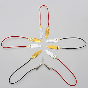 NESTINGHO 2 Sets Fruit Power Generation Experiment Equipment DIY Fruit Battery Materials Lemon Puzzle Toys Electrode Strips Brain Toy Experiments Science Scientific Zinc Electrode Show Metal