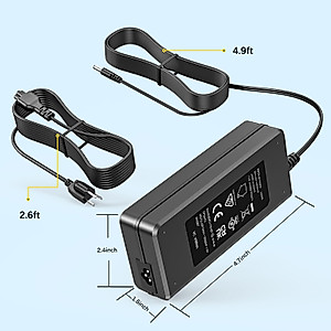 VIFOCUFY Power Cord for Peloton Exercise Bike 12V 4.17A Power Supply Charger Replacement UL Listed AC Adapter for Peloton PLTN-RB1V1 PLTN-RB1VO PLTN-RB1VQ ATS050TP121