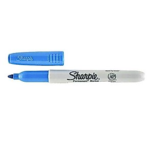 Permanent Marker,Blue,Fine