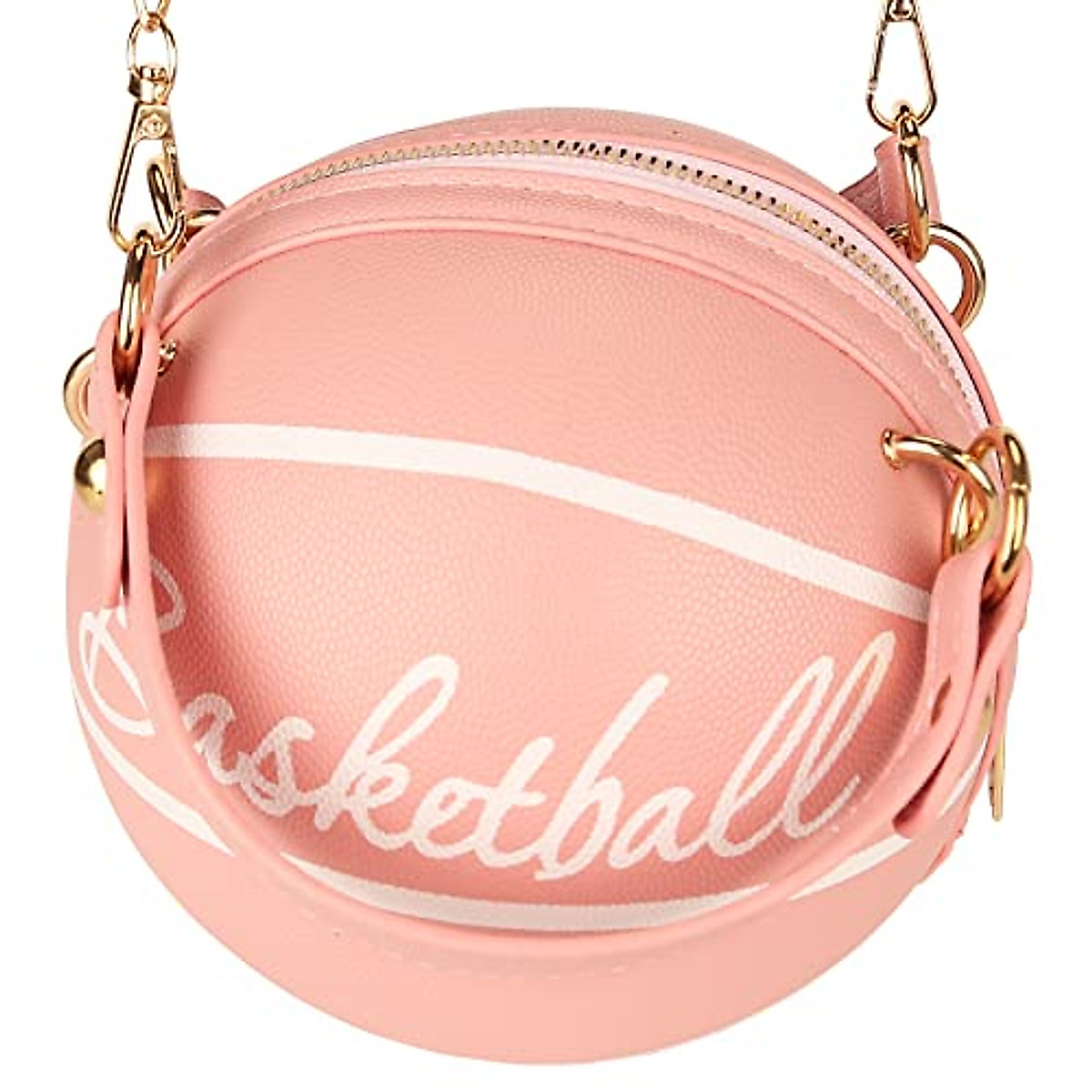 WLC Basketball Shape Purse,PU Special Shape Shoulder Girls' Bag