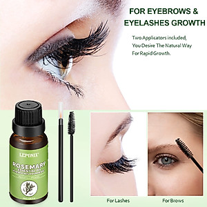 Rosemary Hair Oil for Hair Growth, Nature Pure Rosemary Oil for Hair with Scalp Massager Hair Growth Hair Regrowth Treatments for Women Men