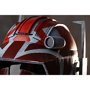 Evere SW Commander Vaughn Helmet - Cosplay Deluxe Halloween Collectible Helmet