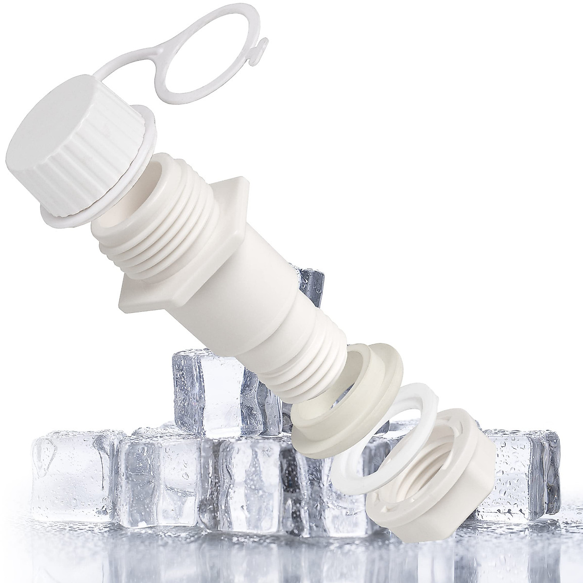 LBB-Parts Cooler Drain Plug Replacement for Igloo Cooler Ice Chest, Blue Plastic Drain Plug