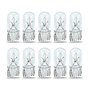 5 Watt Light Bulbs 12V Xenon Wedge Base T3.25 Replacement for Seagull Lighting 9732 Bulbs by Technical Precision - Sewing Machine Light Bulb - Under Cabinet Light Bulb - RV Cabinet Lights - 10 Pack