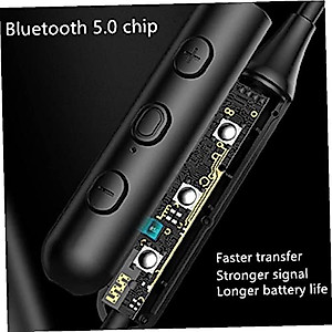 Bluetooth Headphone Neckband Earphones Wirelesss Sport Earbuds TWS DD9 Running Headset Waterproof Noise Reduction for Workout BlackBluetooth and Wired Headset