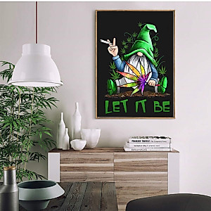 Diamond Painting Kits for Adults,5d DIY Full Round Drill Gnome Diamond Art Kits Diamond Dots Paint with Diamonds Arts and Crafts for Beginner Kids Home Wall Decor （12x16 Inch）