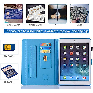 Case for Samsung Galaxy Tab A8 10.5 inch 2022 Model (SM-X200/X205/X207) Funut Premium PU Leather Folding Stand Cover with Pen Holder & Multiple Viewing Angles, Auto Wake/Sleep, Purple Butterfly