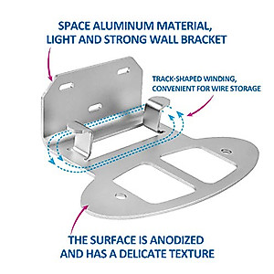 STANSTAR Metal Wall Mount for ORBI WiFi 6 System, Sturdy Wall Mount Holder for RBKE963/RBK752/RBK852/RBK853/AX4200/RBS850/RBR750/RBS750/RBKE963.(1Pack)