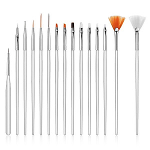 30 Pieces Cake Decorating Brushes Cake Painting Brushes Food Paint Brush Sugar DIY Tools Set Cookie Brushes Set for Cookie Cake Fondant Decoration Supplies