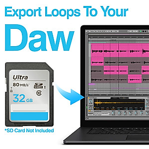 Aeros Loop Studio - 6 Track, Stereo Looper Pedal with Touch Screen and Hands Free Mixing