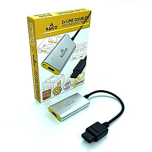 Kaico Nintendo 64 HDMI Adapter, N64 to hdmi for Nintendo 64 Super Nintendo, Super Famicom and Gamecube - Supports 2X Line-Doubling - A Simple Plug & Play for Nintendo 64, GC and SNES HDMI Adapter