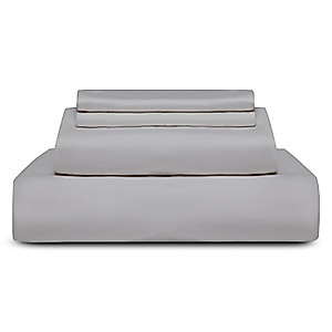 Infinitee Xclusives Premium Grey Queen Sheets Set - 4 Piece Bed Sheets - Soft Brushed Microfiber Fabric - 16 Inches Deep Pockets Sheets Wrinkle Free & Fade Resistant