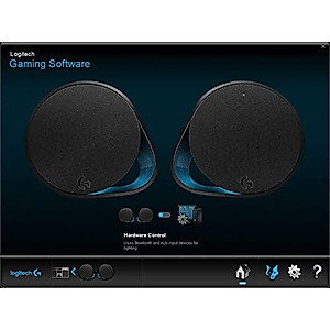 Logitech G560 PC Gaming Speaker System with 7.1 DTS:X Ultra Surround Sound, Game based LIGHTSYNC RGB, Two Speakers and Subwoofer, Immersive Gaming Experience - Black