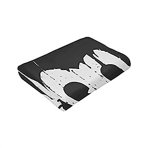 WOLOISO Winter Flannel Blanket Ultra-Soft Comfortable Throw Blanket for Bed Sofa All Season 50 x 60 Inch