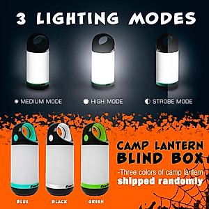 HAUSHOF 24PCS Halloween Pumpkin Carving Kit, Safe and Easy Pumpkin Carving Tools, Stainless Steel Pumpkin Carving Stencils for Halloween Jack-O-Lanterns, With Hammer & Camping Lantern