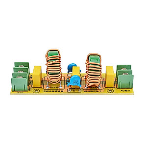 N/A 18A High Frequency AC Power Filter EMI Filter Module Anti-Jamming DIY for Speaker Audio Amplifier Home Theater