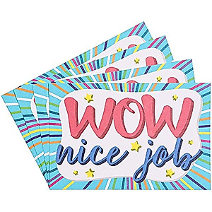 Bright Creations Wow Great Job Inspirational Postcards (4 x 6 in, 50 Pack)