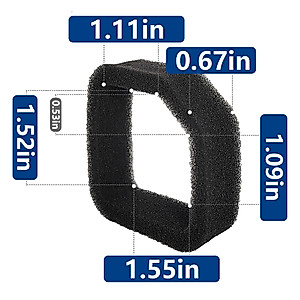 Air Filter for RYOBI 560873001 RY251PH RY253SS RY252CS RY08510 RY08544 RY08548 RY08570 RY08574 RY08576 RY09903 RY09973 HOMELITE UT08514 UT-08544 UT-08547 51952 UT10501 UT08947 UT-08546