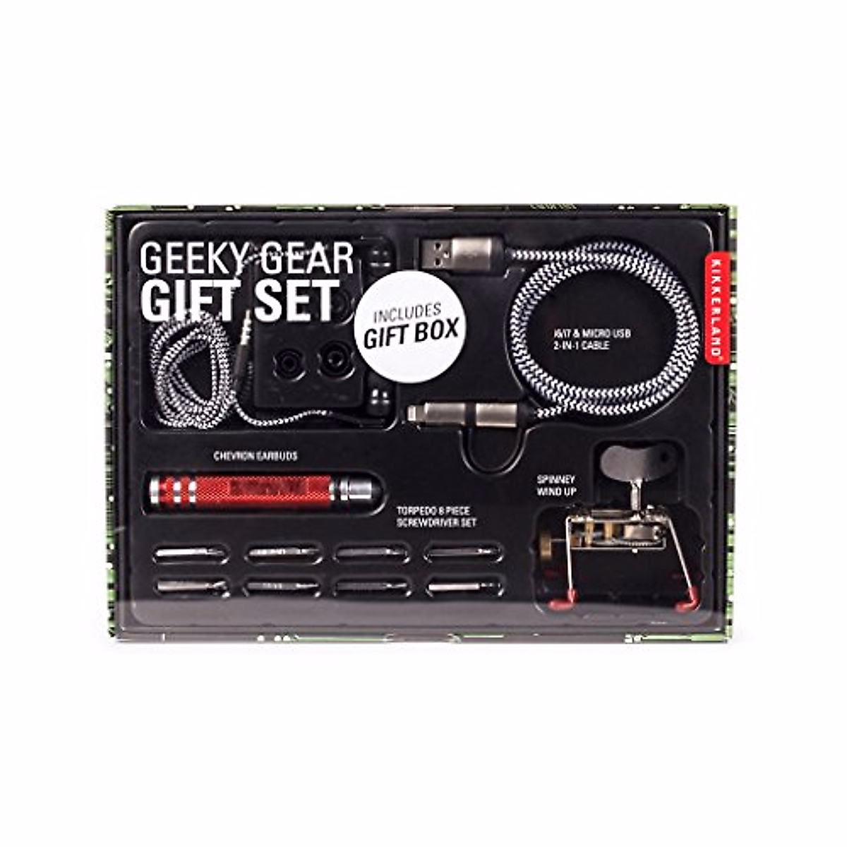 Kikkerland KIT005 Geeky Gear Gift Set