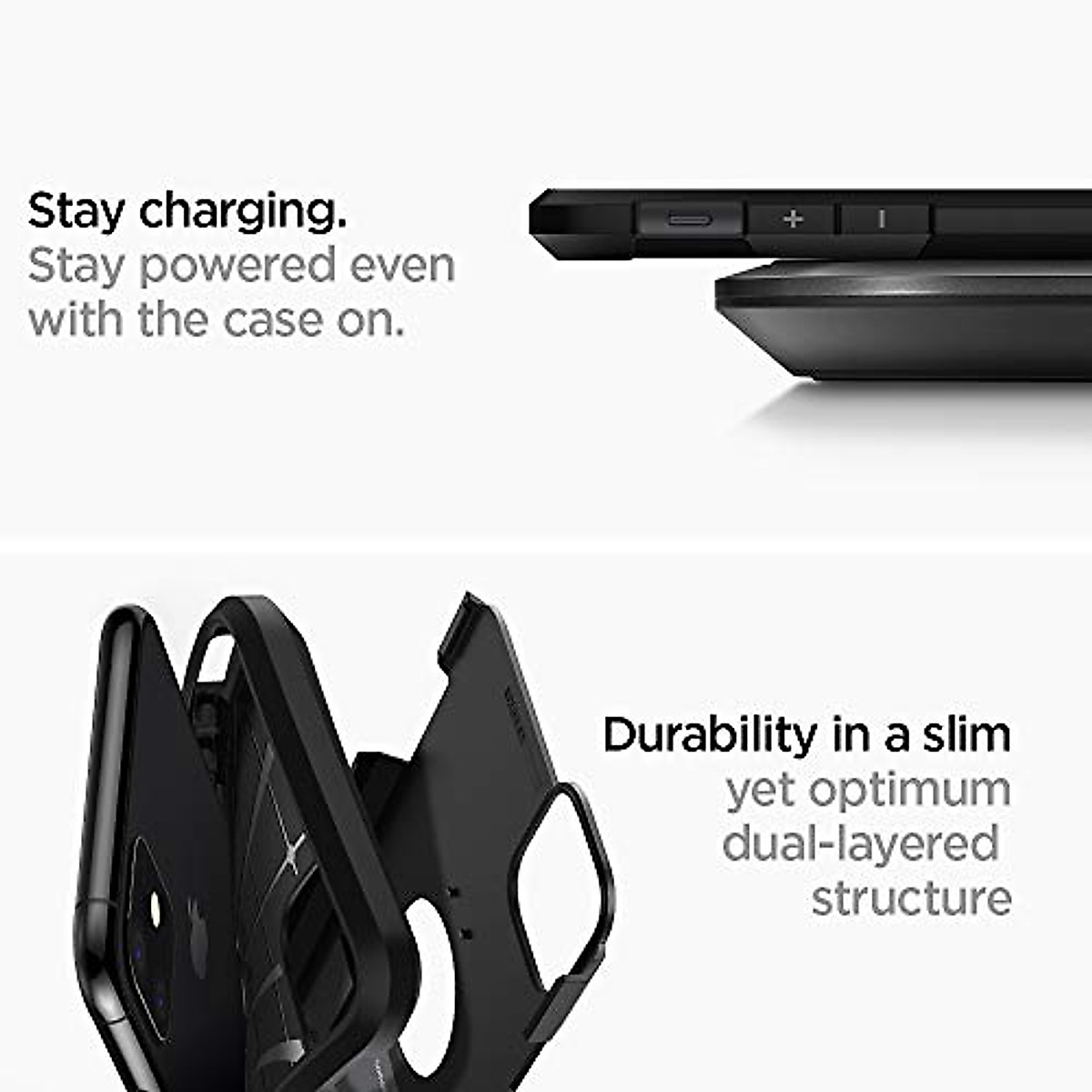 Spigen Tough Armor case Compatible with iPhone 11 2019 - Black - 6.06 inches