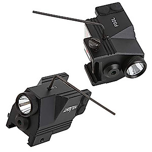 HiLight - Tactical MV3GL, Maverick Series - 500 Lumens Strobe Flashlight & Single (Green) Laser w/Rechargeable USB Battery - Subcompact, Compact Pistol, Handguns & Precision Laser Class of IIIA, 5mW