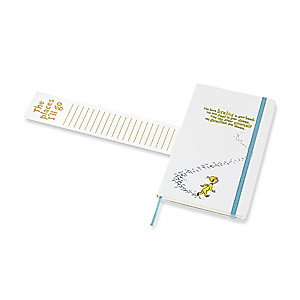 Moleskine Limited Edition Dr. Seuss Notebook, Hard Cover, Large (5" x 8.25") Ruled/Lined, White, 240 Pages