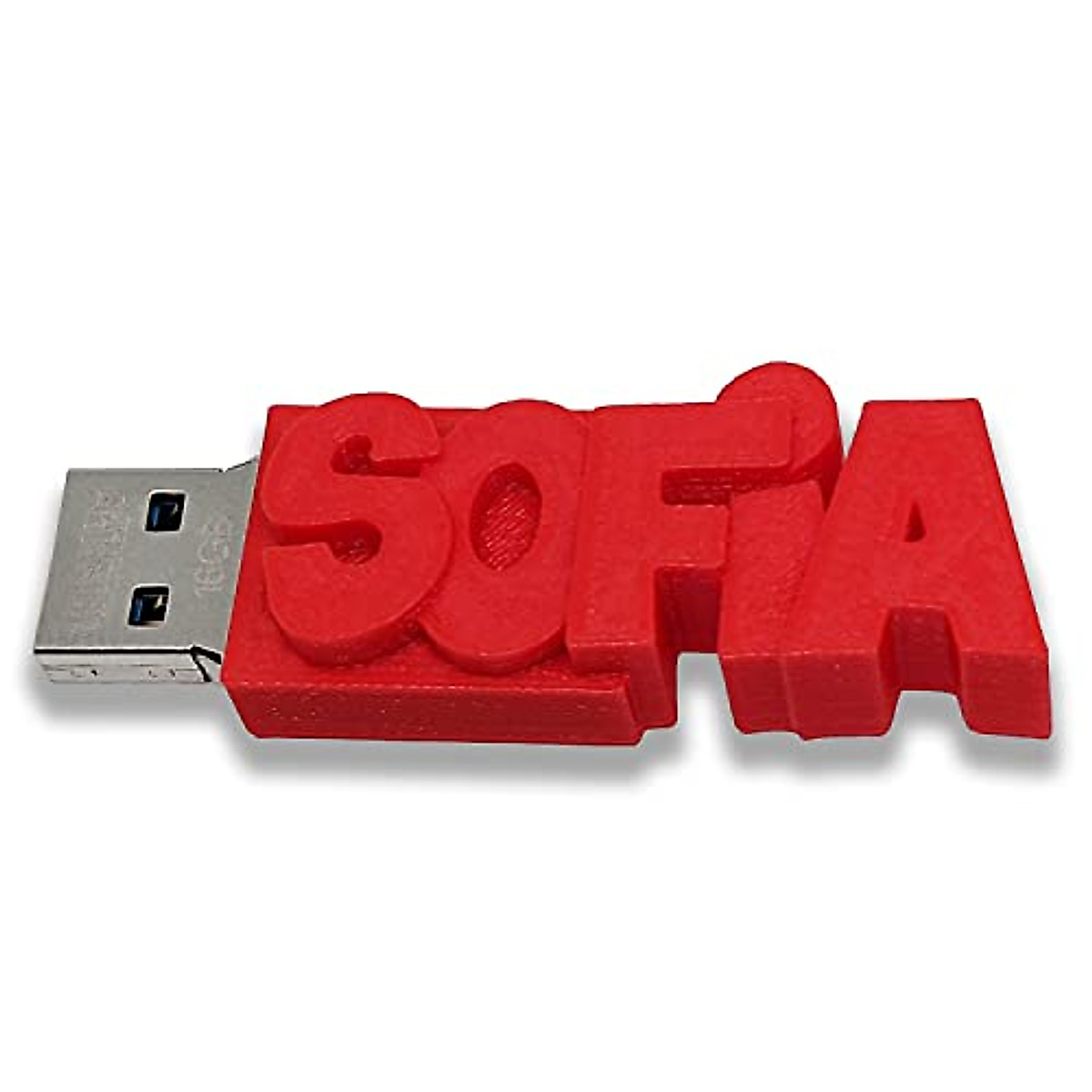 Customized USB Stick with Personalized Name, Date or Message in Your Choice of 15 Vibrant Colors. Choose 8, 16, 32GB Thumb Drive. Fun Gift for Birthday, Wedding, Business