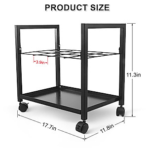 Fumingpal Blueprint Holder - Blueprint Storage Metal Blue Print Storage Organizer with Wheels, 12 Slots Construction Plan Holder to Storage Poster Architectural Rolled Maps for Home Office School