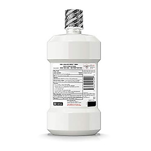 Listerine Healthy Vibrant Multi-Action Fluoride Mouth Rinse, Foaming Anticavity Mouthwash For Whitening Teeth and Fighting Bad Breath, Clean Mint, 32 Fl Oz