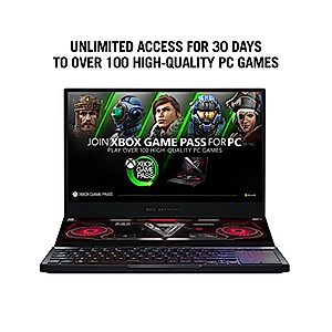 ASUS ROG Zephyrus Duo SE 15 Gaming Laptop, 15.6” 300Hz IPS Type FHD Display, NVIDIA GeForce RTX 3060, AMD Ryzen 9 5980HX, 16GB DDR4, 1TB PCIe SSD, Per-Key RGB Keyboard, Windows 10 Home, GX551QM-ES96