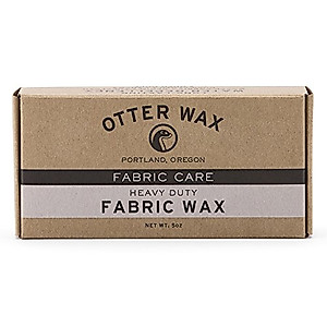 Otter Wax Fabric Wax Bar | Large Bar | Durable Rain Protection | Made in the USA | Waterproof Canvas, Shoes, Hats, Jacket, Bags, Outdoor Gear, Clothing | All-Natural & Effective Beeswax Waterproofer