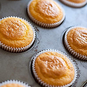 White Mini Cupcake Liners - 300-Pack - Mini Cups Sized Paper Cupcake Wrappers - Fits Perfectly Any Mini Muffin Baking Pan - Cup Cake Liner for Cupcakes, Muffins, Keto Fat Bombs & Mini Cheesecakes