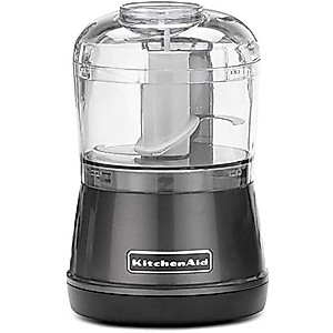KitchenAid KFC3511QG 3.5-Cup Food Chopper - Liquid Graphite (RENEWED) CERTIFIED REFURBISHED