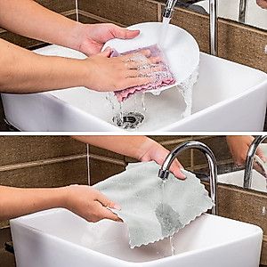 14-Piece Kitchen Dish Cloths Set, Dish Towels for Kitchen Bathroom and Cleaning Counters