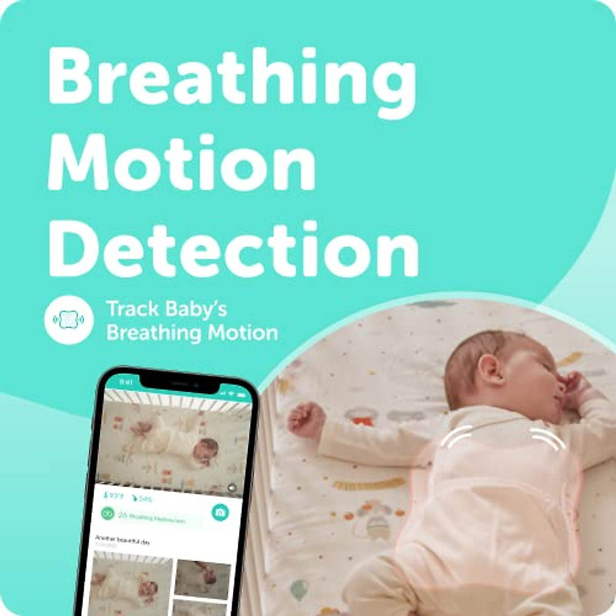 Cubo Ai Sleep Safety Bundle - Includes 1080p HD Night Vision Cubo Ai Plus Smart Baby Monitor with 3-Stand Set & Sleep Sensor Pad | Proactive AI Safety Alerts, Sleep Analytics & Micro Motion Detection