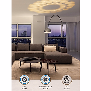 TORCHSTAR Dimmable Half Chrome Light Bulb, 7W (75W Eqv.), Anti Glare LED Light Bulbs, UL Listed, E26 Gold Dipped Bulb, G25 Globe Light Bulbs for Bathroom, Vanity, Mirror, 3000K Warm White, Pack of 3