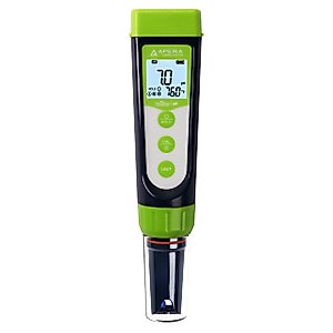 Apera Instruments AI101G GroStar Series GS1 pH Pen Tester Kit with Replaceable Double-Junction pH Probe for Hydroponics Water Quality Testing, Gen II