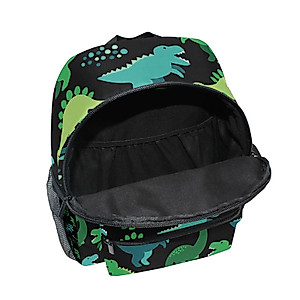 Cute Kid's Toddler Backpack Dinosaur Schoolbag for Boys Girls,Kindergarten Children Bag Preschool Nursery Travel Bag with Chest Clip(Childish Dinosaur)
