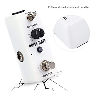 Guitar Noise Gate Suppressor Guitar Noise Killer Effect Pedal for Electric Guitars