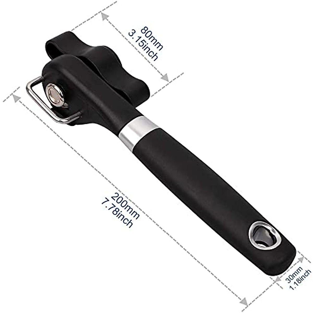 [US Stock] Safe Cut can opener, hand-held can opener with smooth edges, food grade stainless steel manual can opener, suitable for kitchen and restaurant