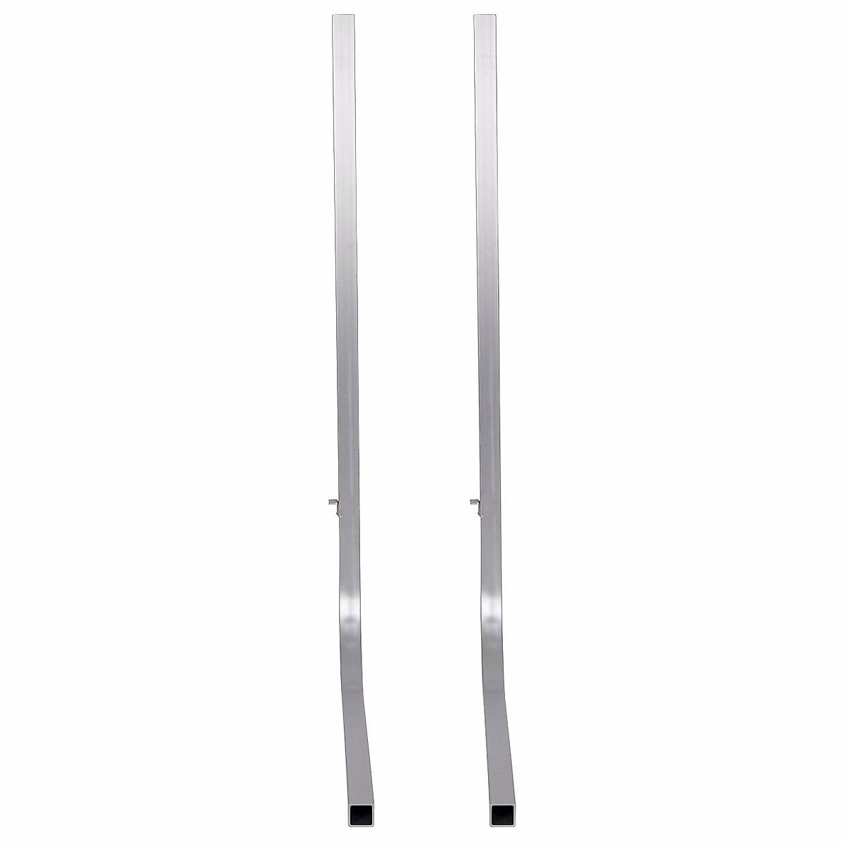 KUAFU 1 1/2" Boat Trailer Square Guide 1/8" Thick Aluminum Square Guide Pole On Poles Guide-On Pair