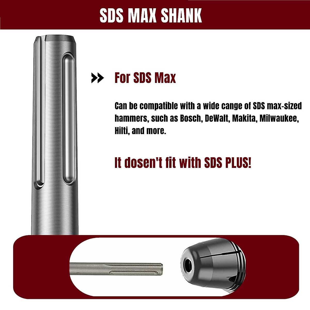 Nisorpa 25 Inch SDS Max Floor Scraper Heavy Duty Blade Scraper Tile Removal Chisel Bit with 2 Foot Long Handle Flooring Removal Tool for Tile Grout Adhesive Wallpaper Wood Linoleum Flooring (6" X 25")