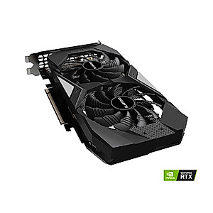 Gigabyte GeForce RTX 2060 D6 6G (rev. 2.0) Graphics Card, 2X WINDFORCE Fans, 6GB 192-Bit GDDR6, GV-N2060D6-6GD REV2.0 Video Card