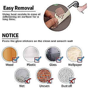 MESU Glow in The Dark Zoo Animal Stickers Crocodile Luminous Wall Decals for Nursery Baby Rooms Home Decoration Crocodile