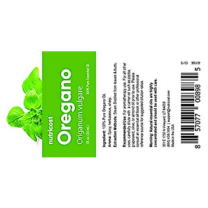 Nutricost Oregano Essential Oil - 100% Pure Oregano Oil - 1 Fl Oz (30 ml)