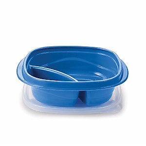 Rubbermaid 2115745 TakeAlongs Snack Food Storage OS 2.35C 3PK with Split